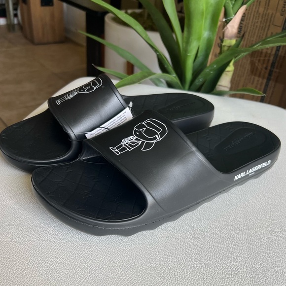Karl Lagerfeld | Shoes | Karl Lagerfeld Eva Pool Slide With Karl Figure ...